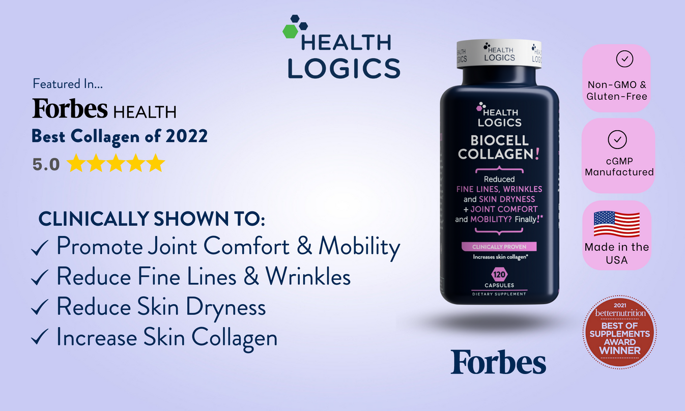 BioCell Collagen Supplement 120 capsules Health Logics